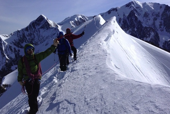 Traversée des Dômes de Miage avec guide, refuge des Conscrit, col ...