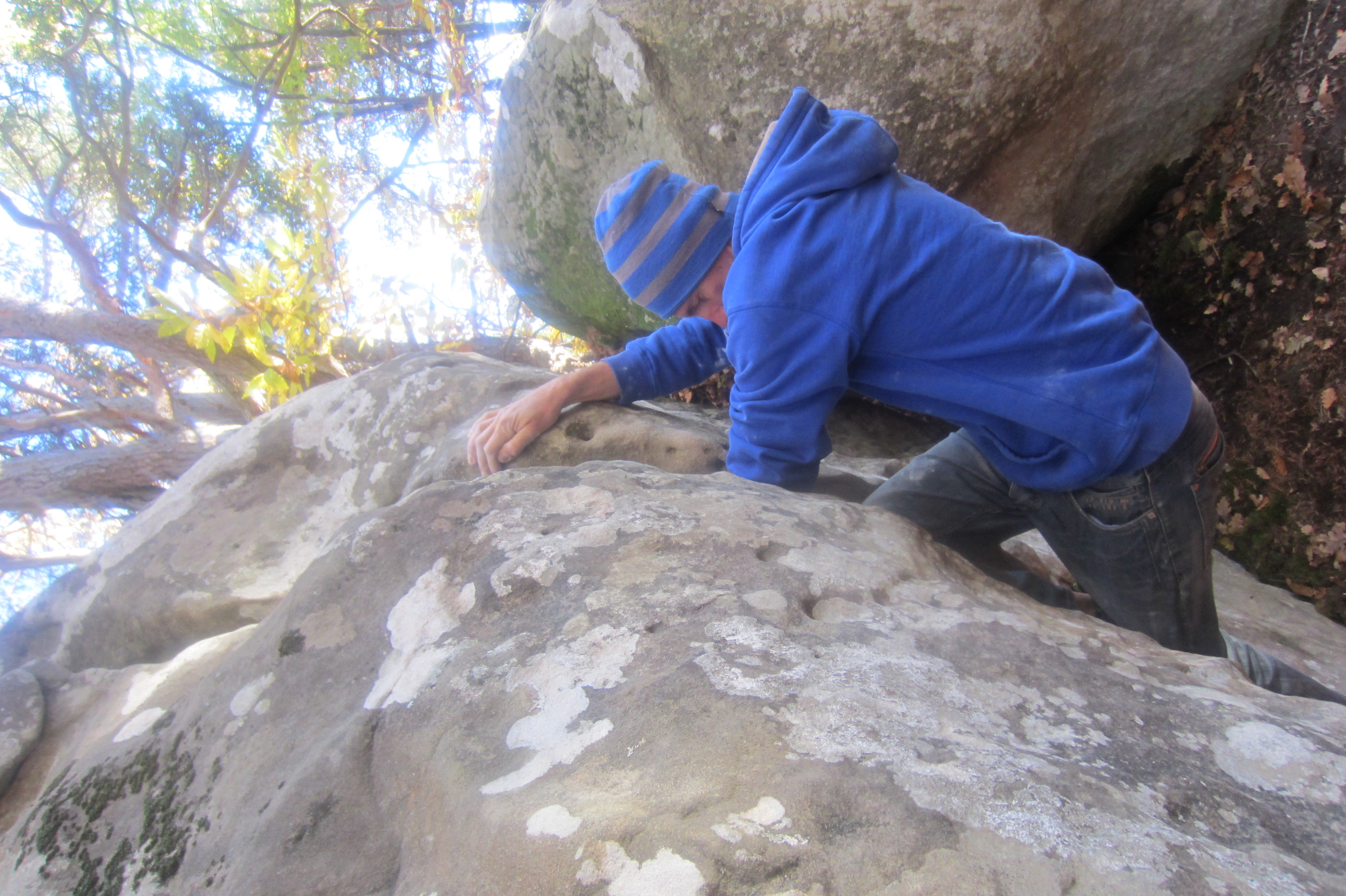 Escalade trad à Annot, stage escalade trad quatre jours dans les grès d ...